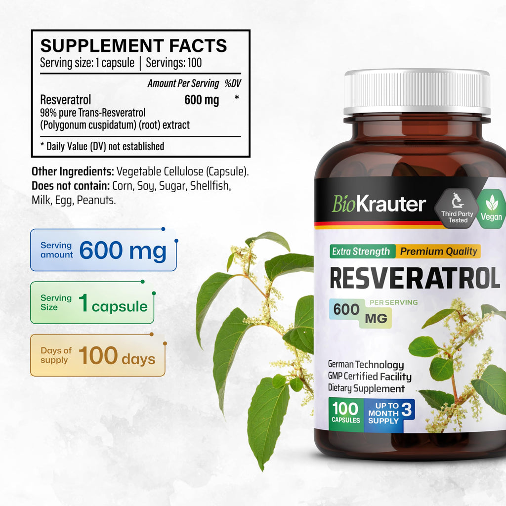 BIO KRAUTER resveratrol for vitality