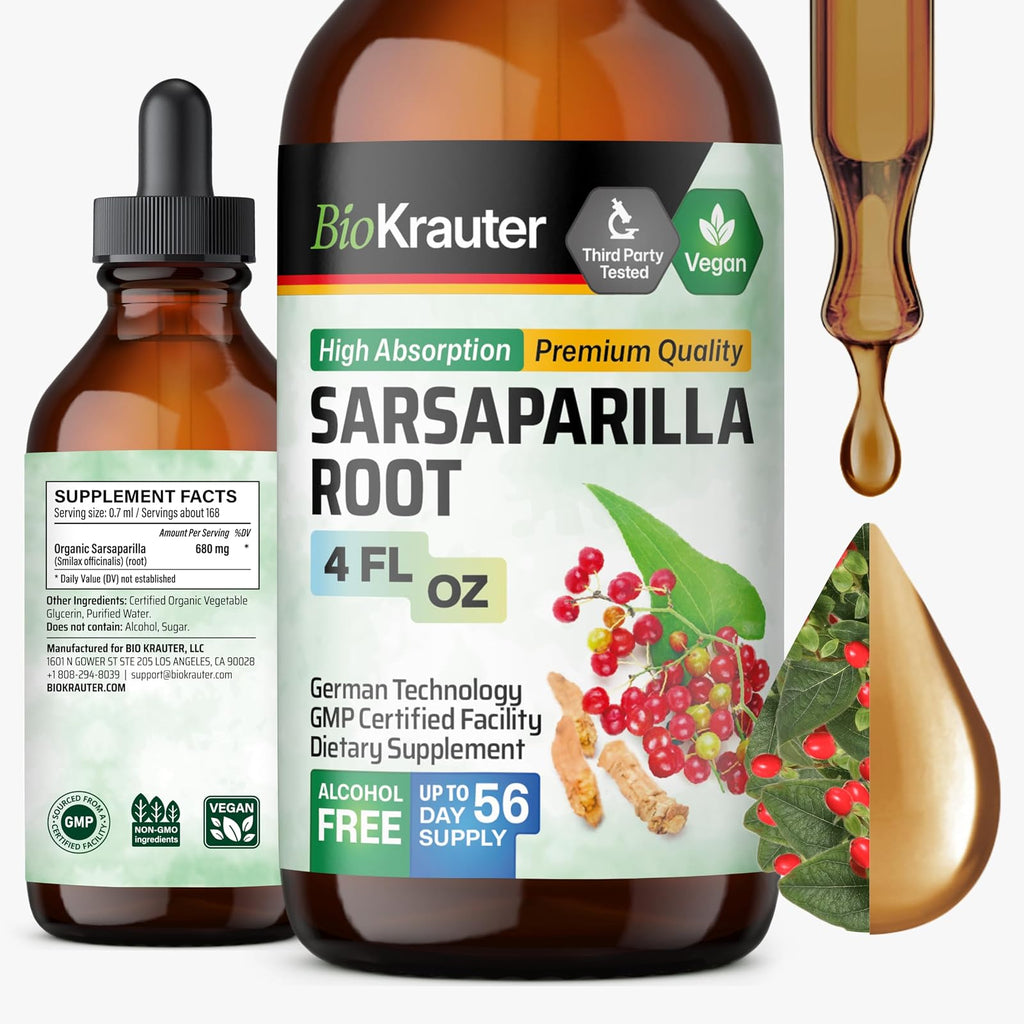 BIO KRAUTER Sarsaparilla Root benefits