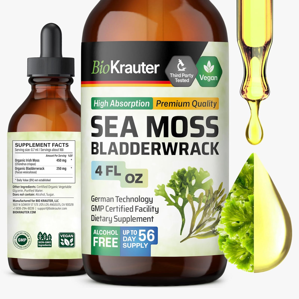 BIO KRAUTER Sea Moss supplement benefits