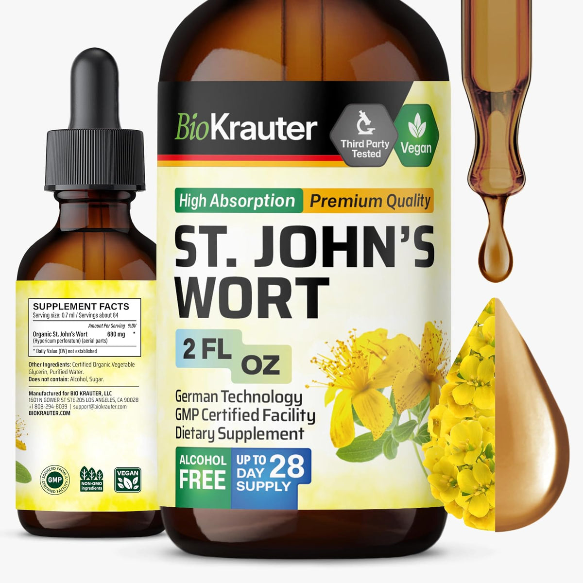 BIO KRAUTER St John's Wort tincture benefits