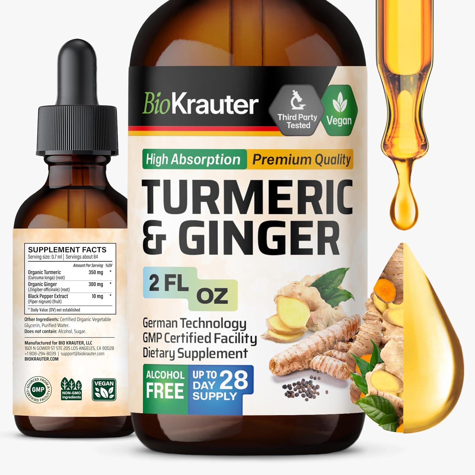 BIO KRAUTER turmeric curcumin drops