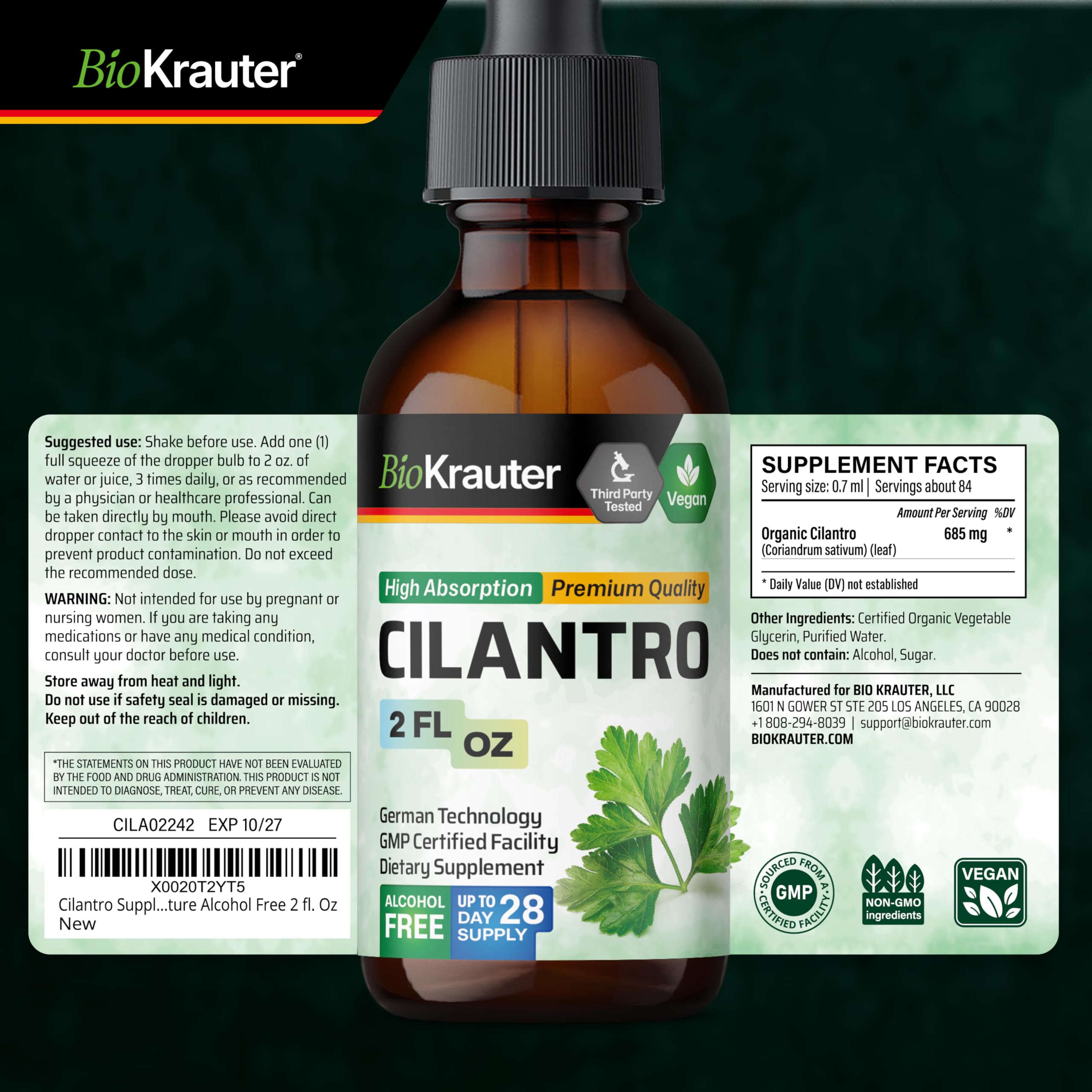 BIO KRAUTER vegan detox solution