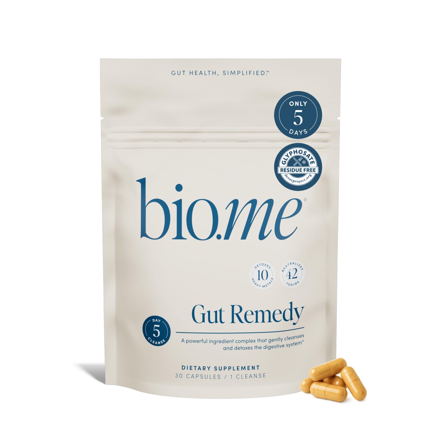 Bio.me Gut Remedy cleanse capsules
