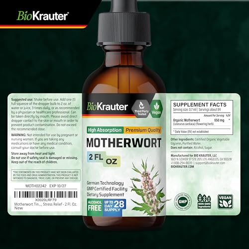 BIO Motherwort tincture for menopause