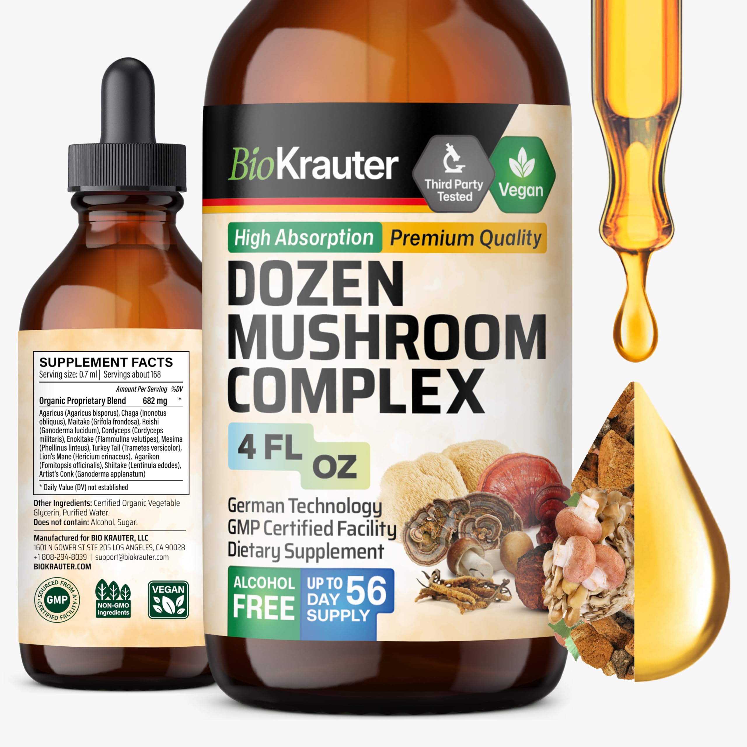 BIO mushroom supplement for immunity