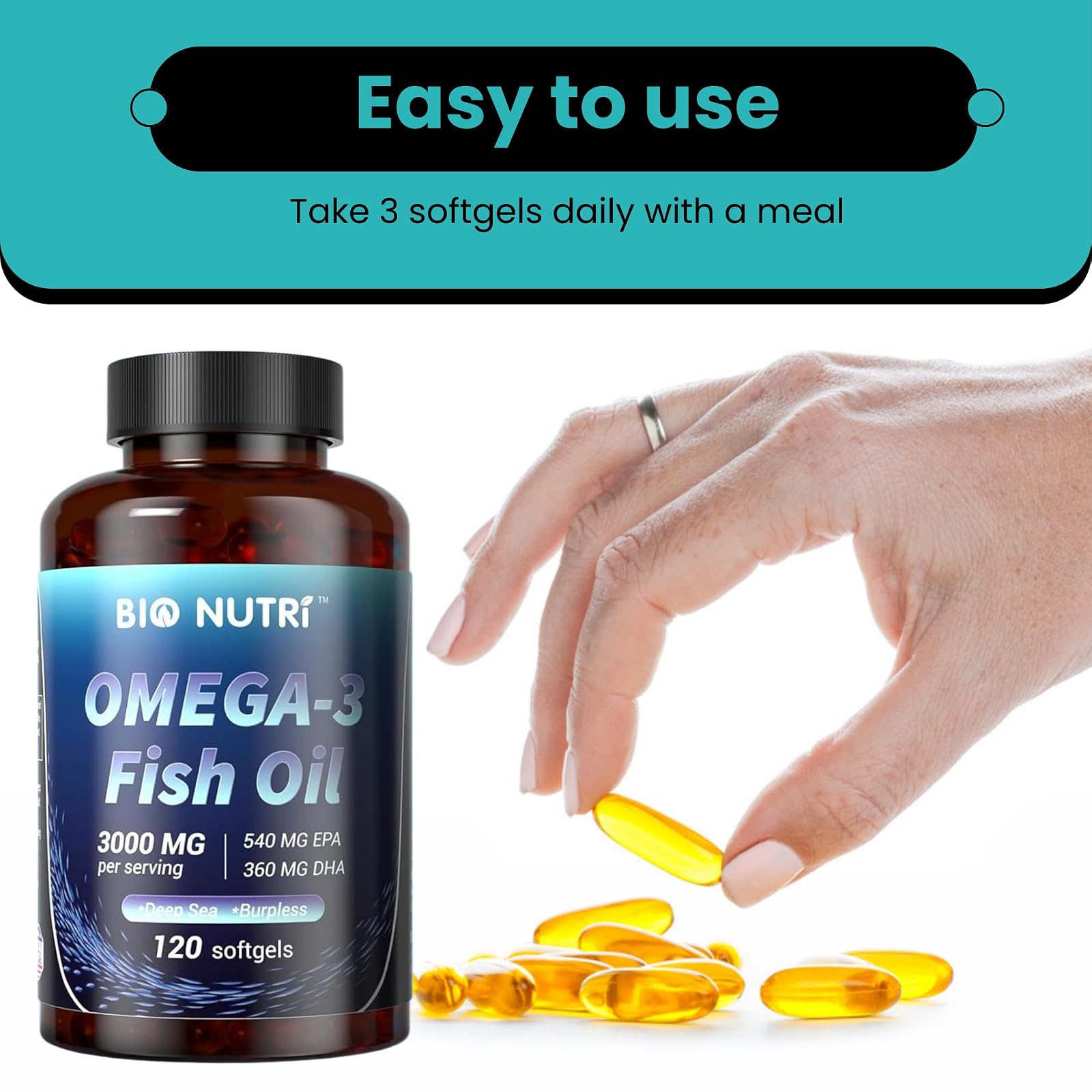 BIO NUTRI fish oil dosage