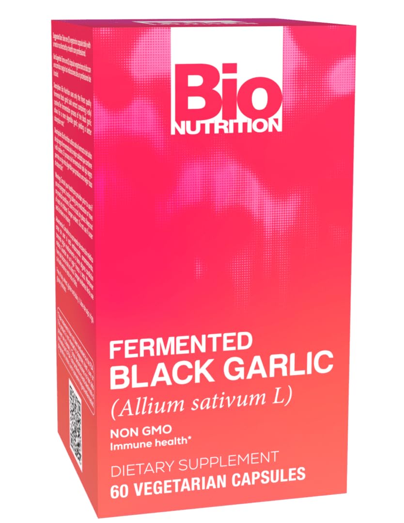 Bio Nutrition fermented black garlic capsules