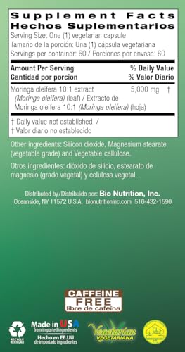 Bio Nutrition Moringa for stress relief