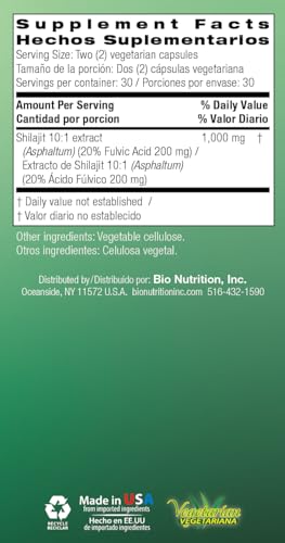 bio nutrition shilajit benefits