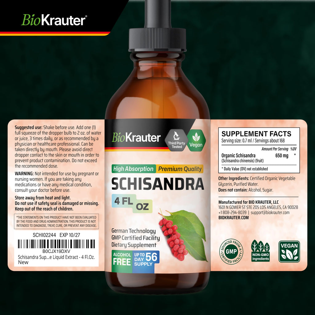 BIO Schisandra drops for mental clarity