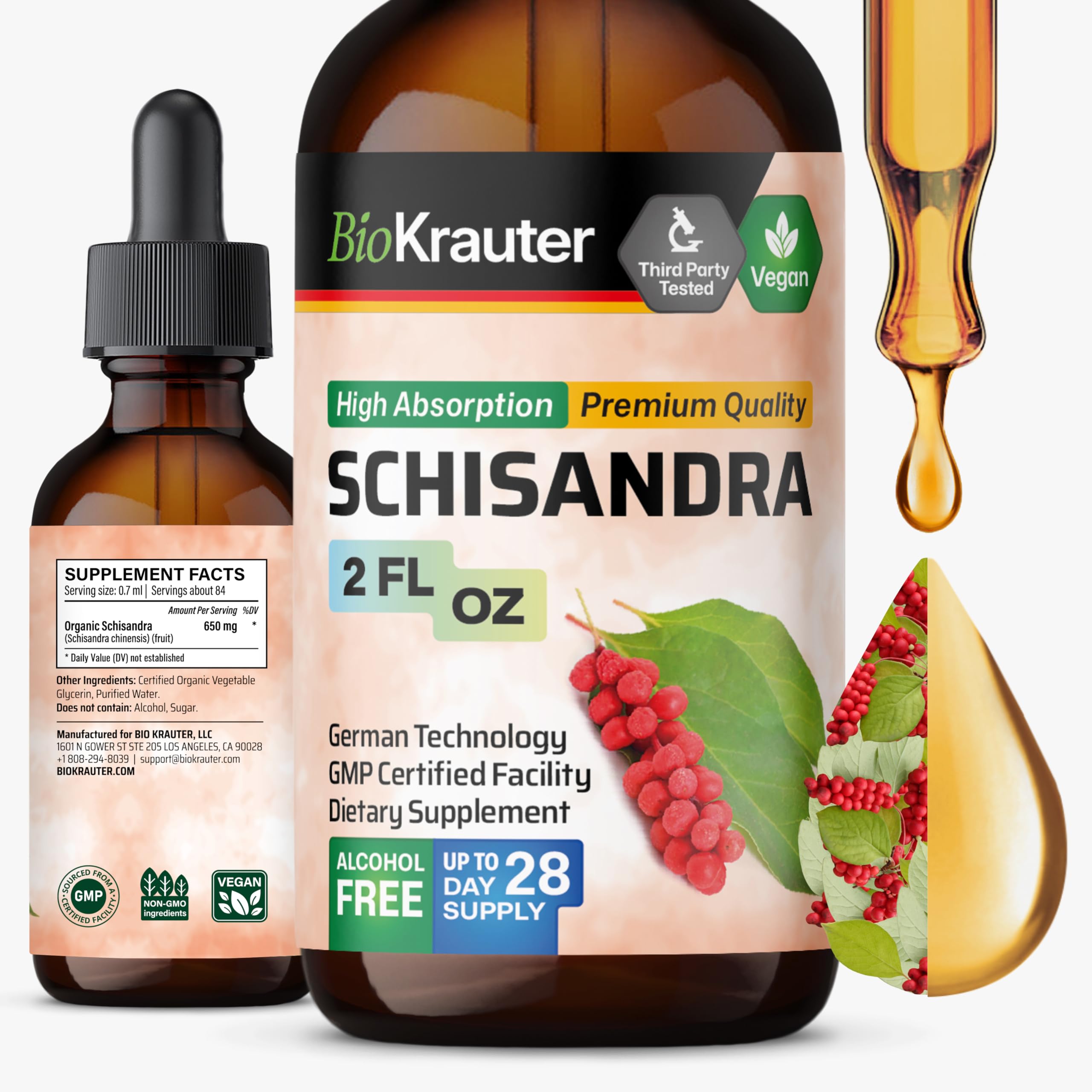 BIO Schisandra drops for relaxation