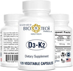Bio-Tech D3-K2 vitamin D supplement
