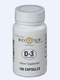 Bio-Tech D3 vitamin D capsules