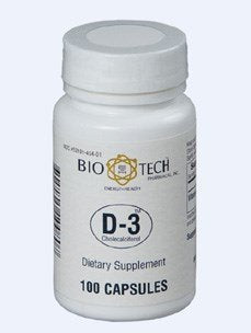 Bio-Tech D3 vitamin D capsules
