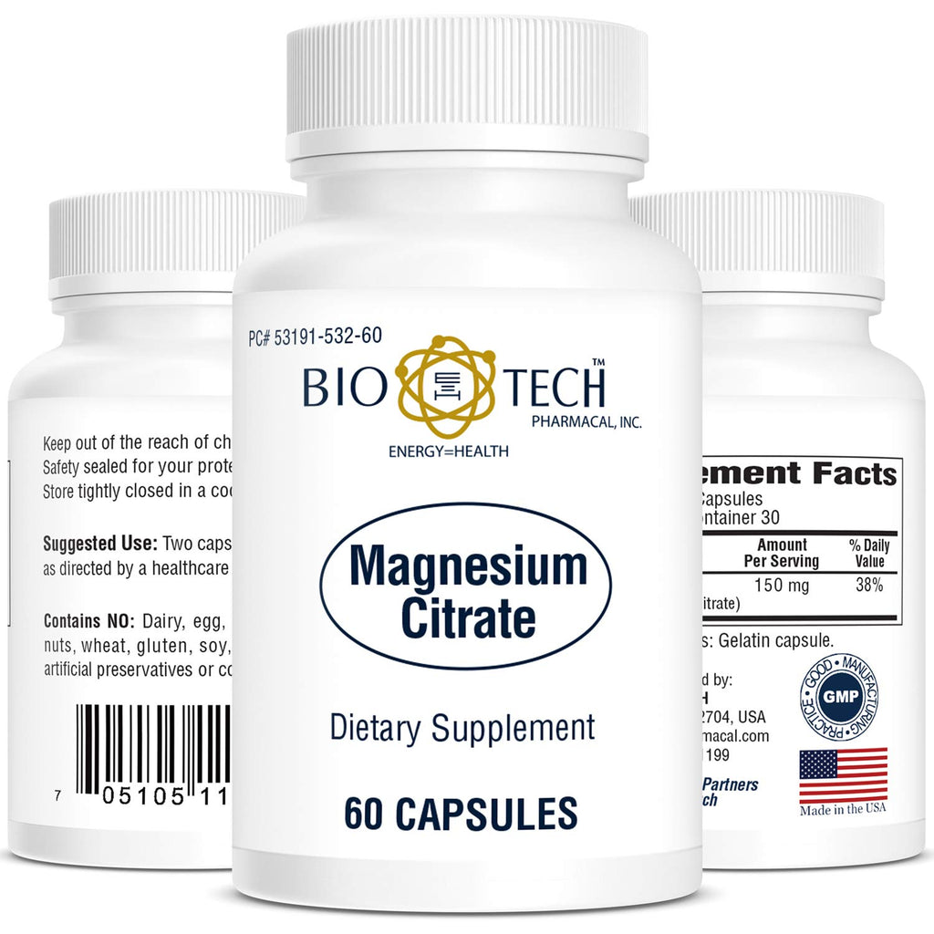 Bio-Tech magnesium citrate supplement