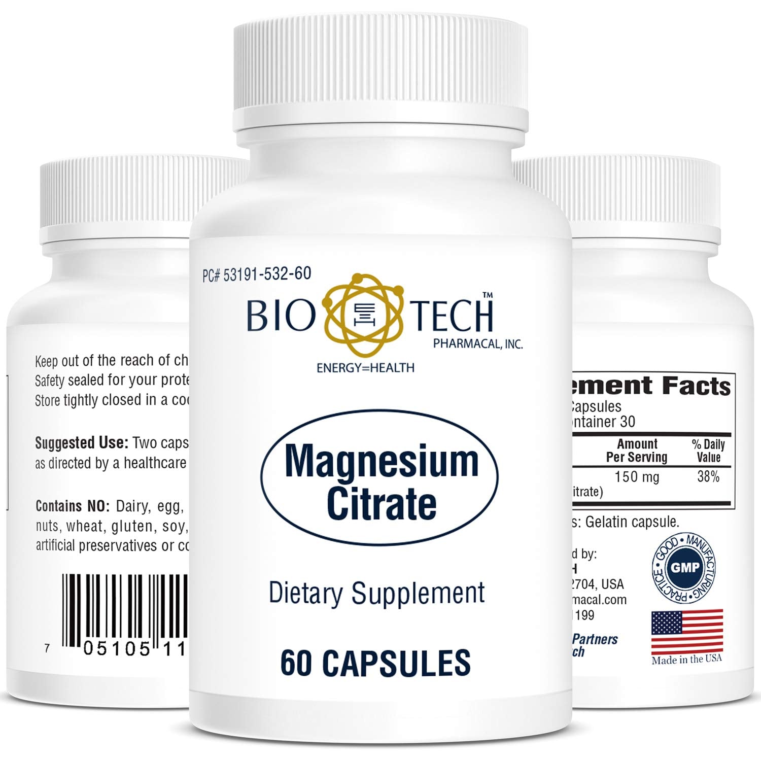 Bio-Tech magnesium citrate supplement