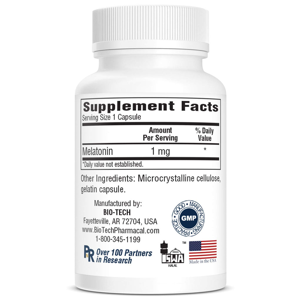 Bio-Tech Pharmacal melatonin for better sleep