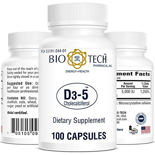 Bio Tech Vitamin D 1000 IU capsules
