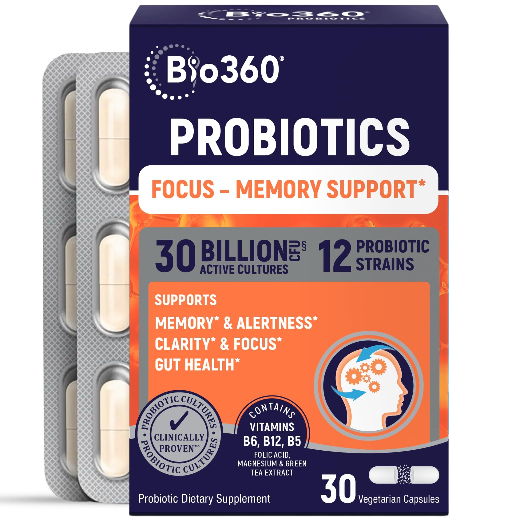 Bio360 probiotic for brain health