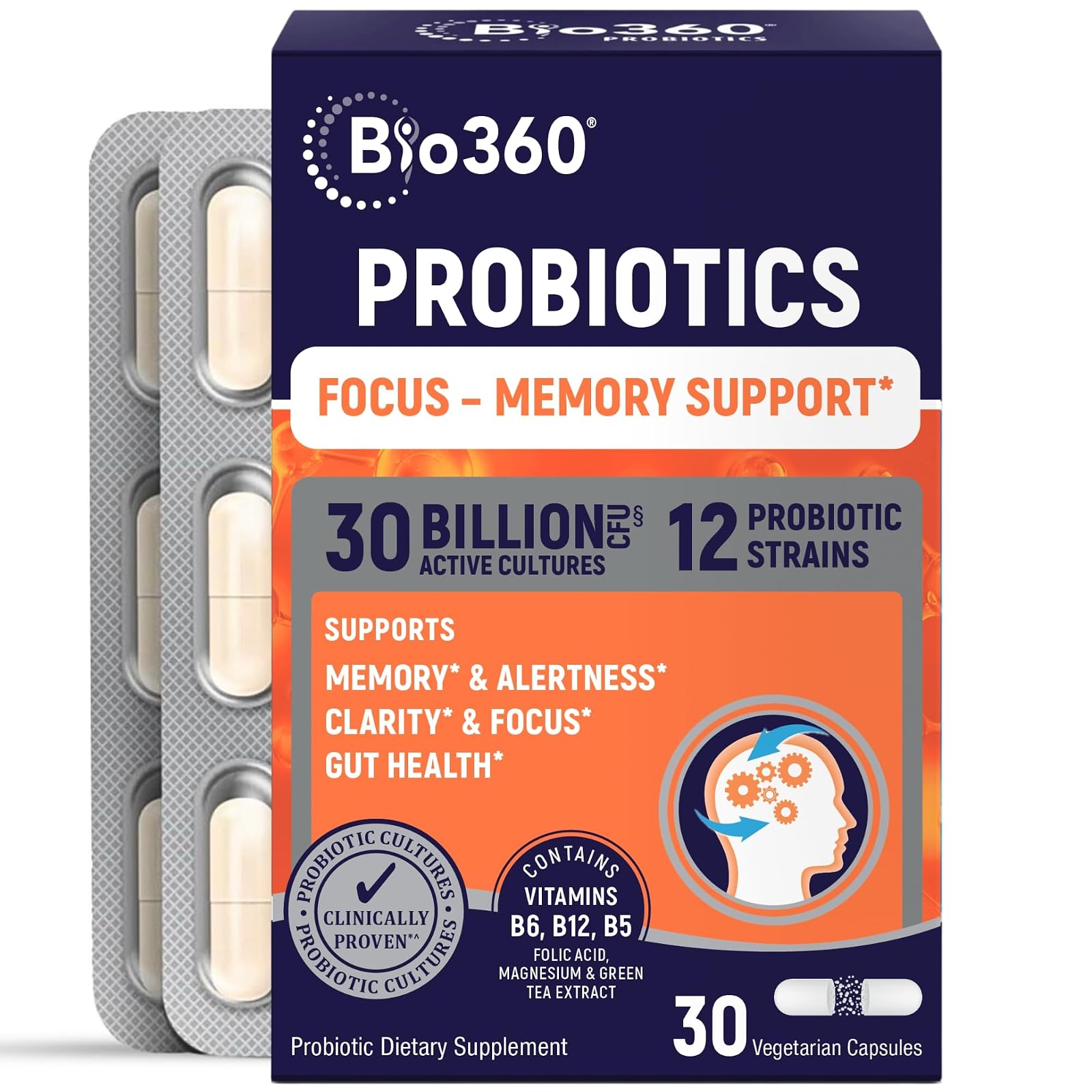 Bio360 probiotics for cognitive support