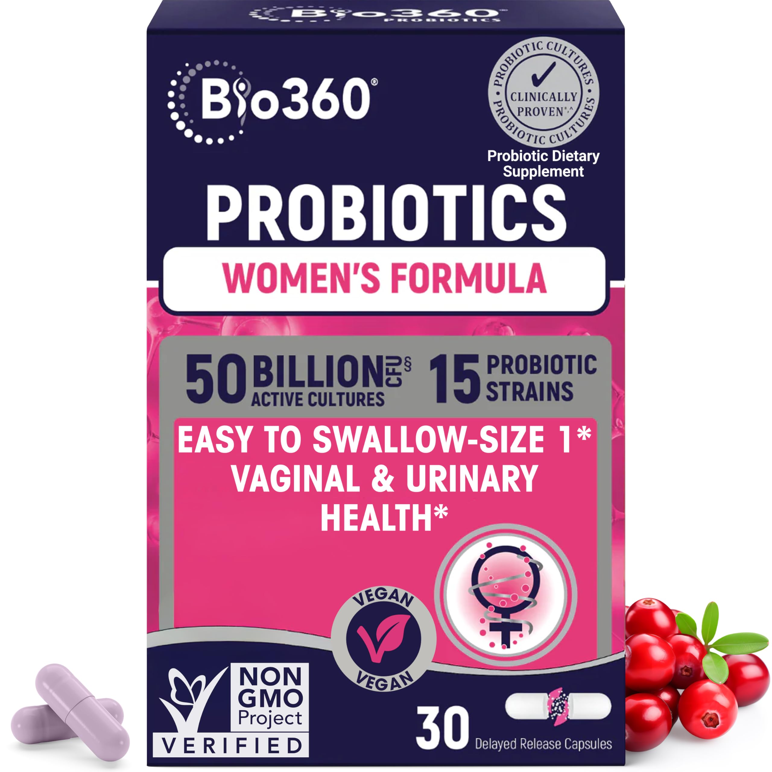 Bio360 probiotics for women's health