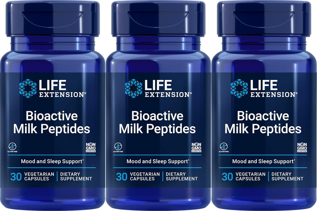 Bioactive milk peptides for wellness