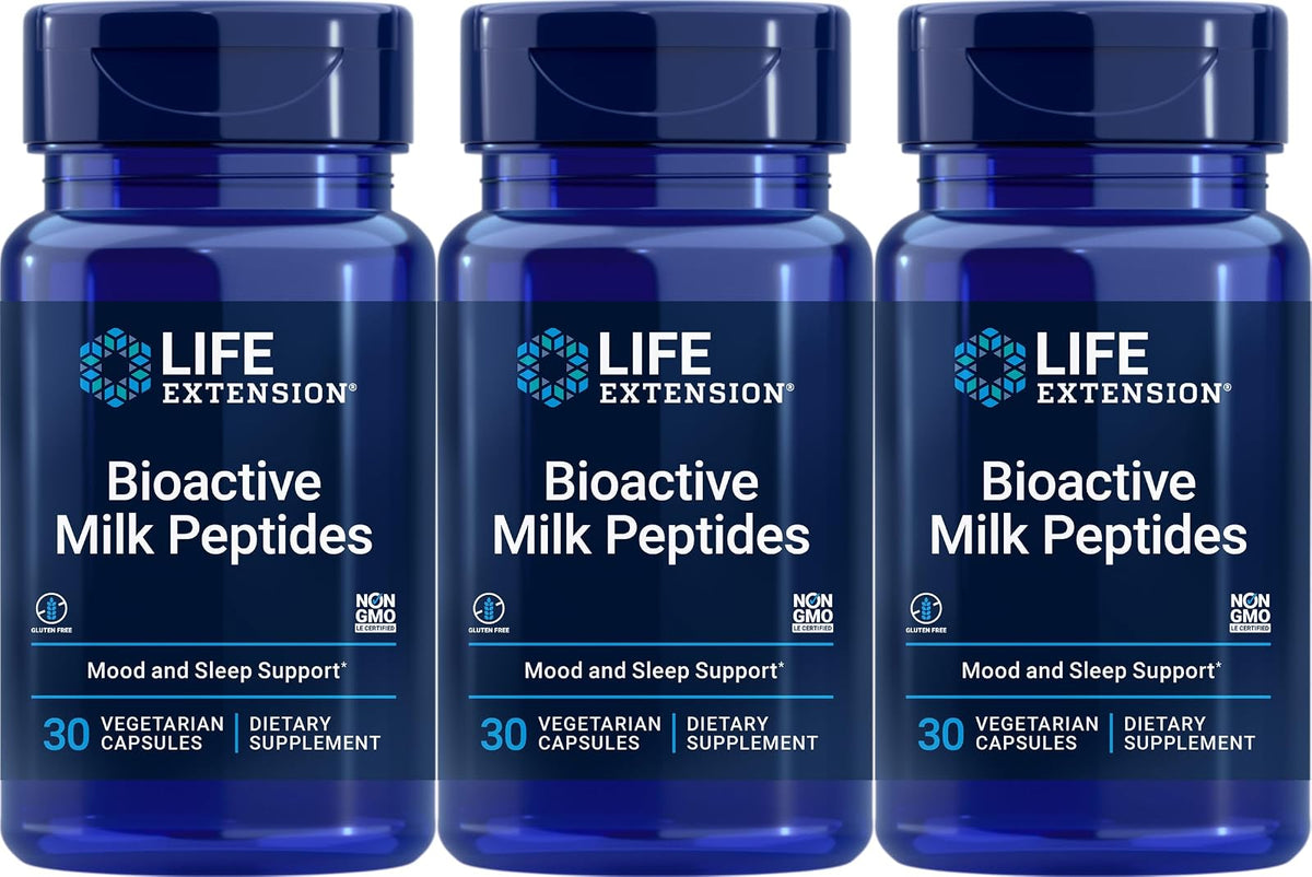 Bioactive milk peptides for wellness