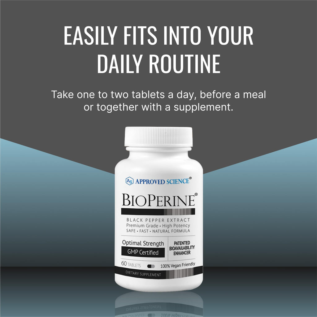 bioavailability enhancing black pepper