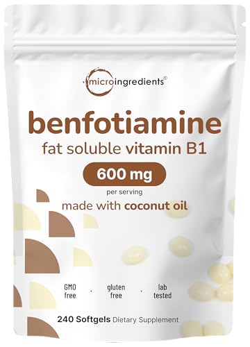 bioavailable benfotiamine 600 mg softgels