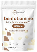bioavailable benfotiamine 600 mg softgels