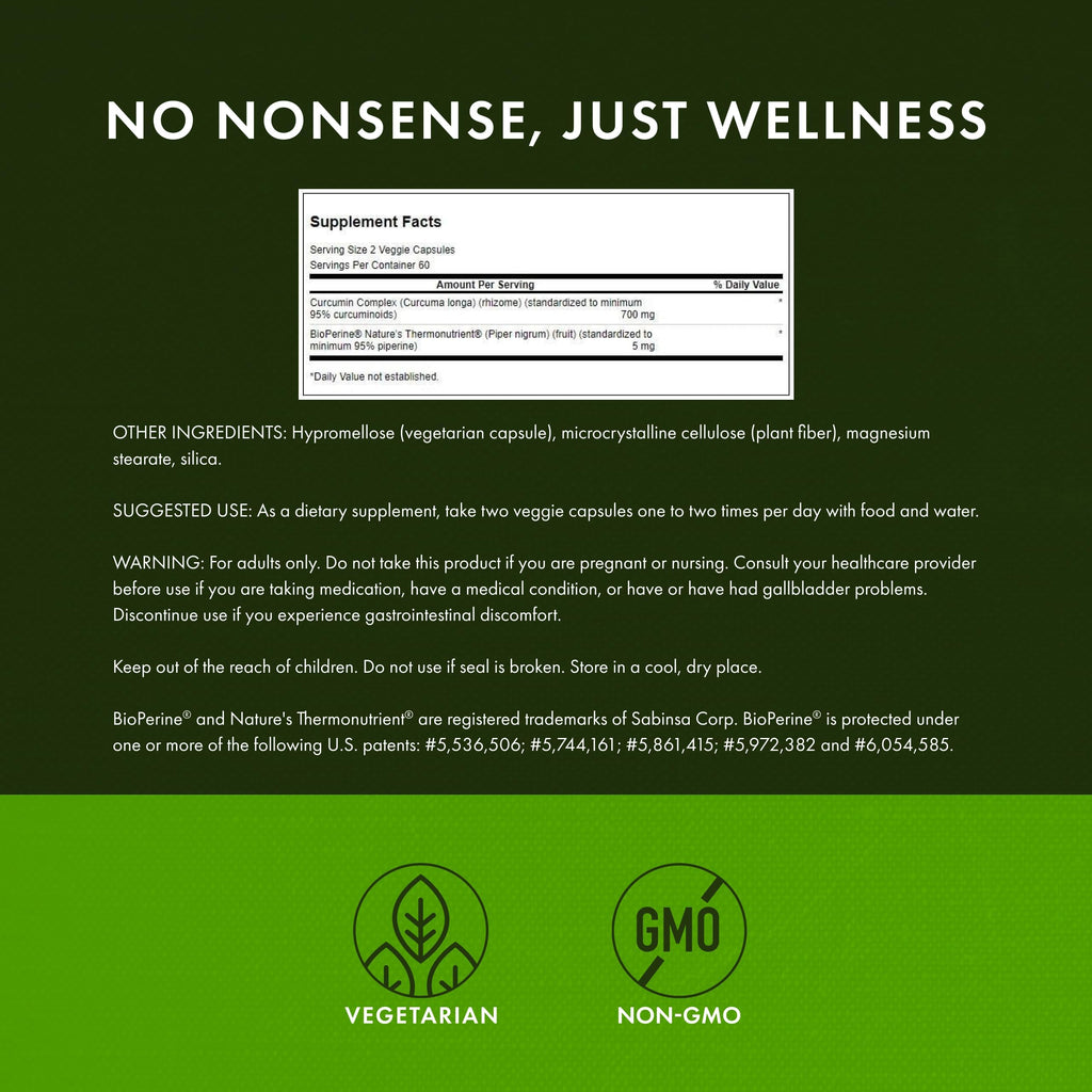 bioavailable curcumin with BioPerine
