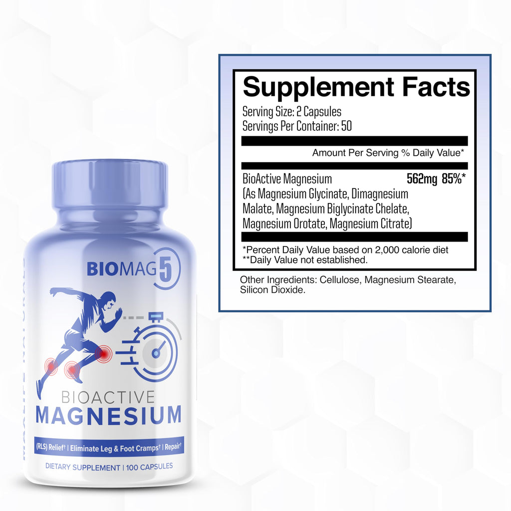 bioavailable magnesium blend for energy