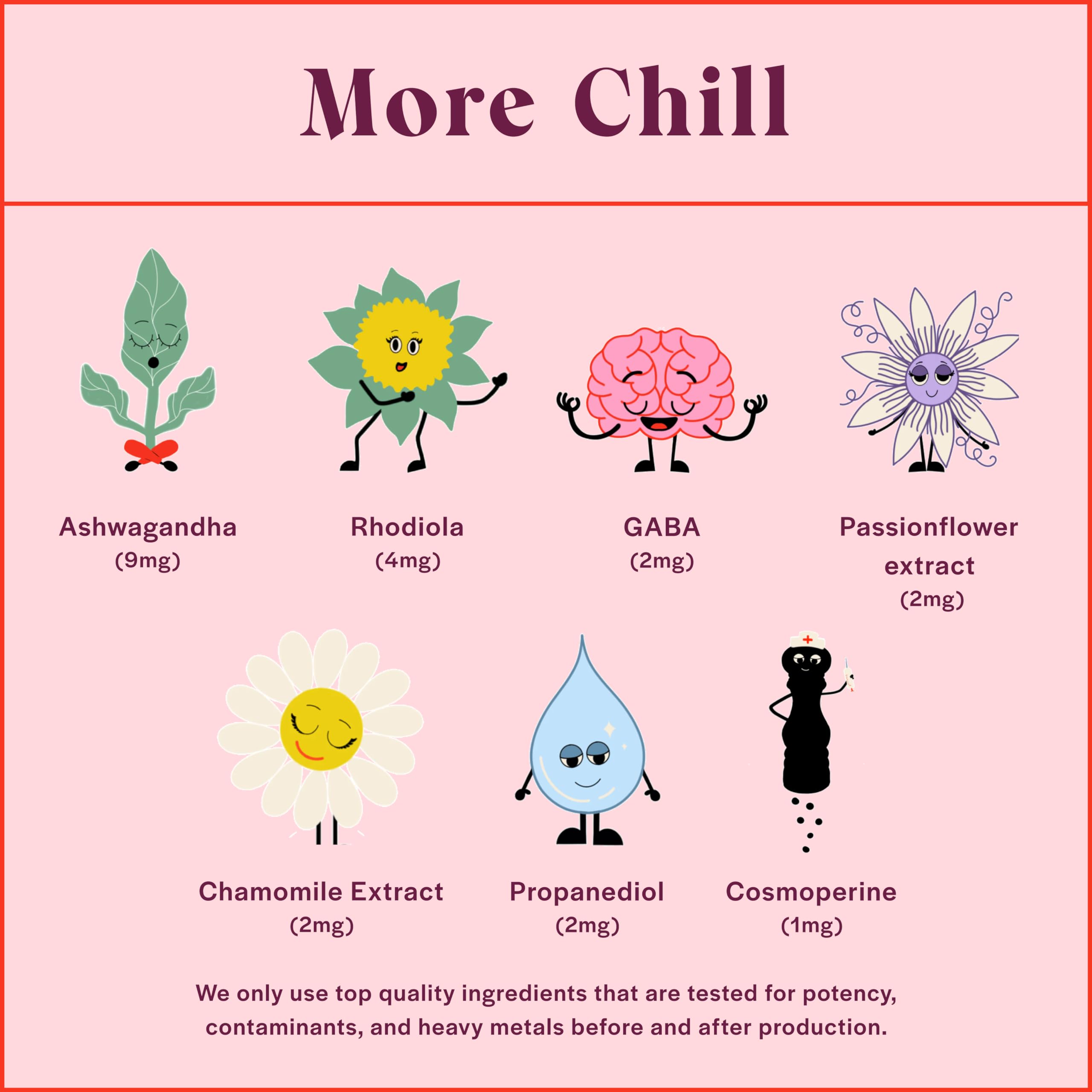 bioavailable patches for enhanced calmness