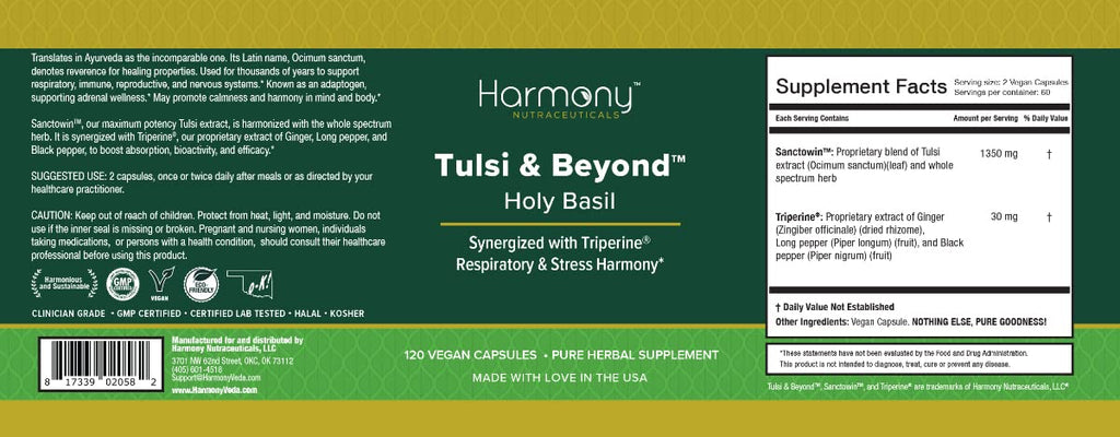 bioavailable tulsi vitamin capsules