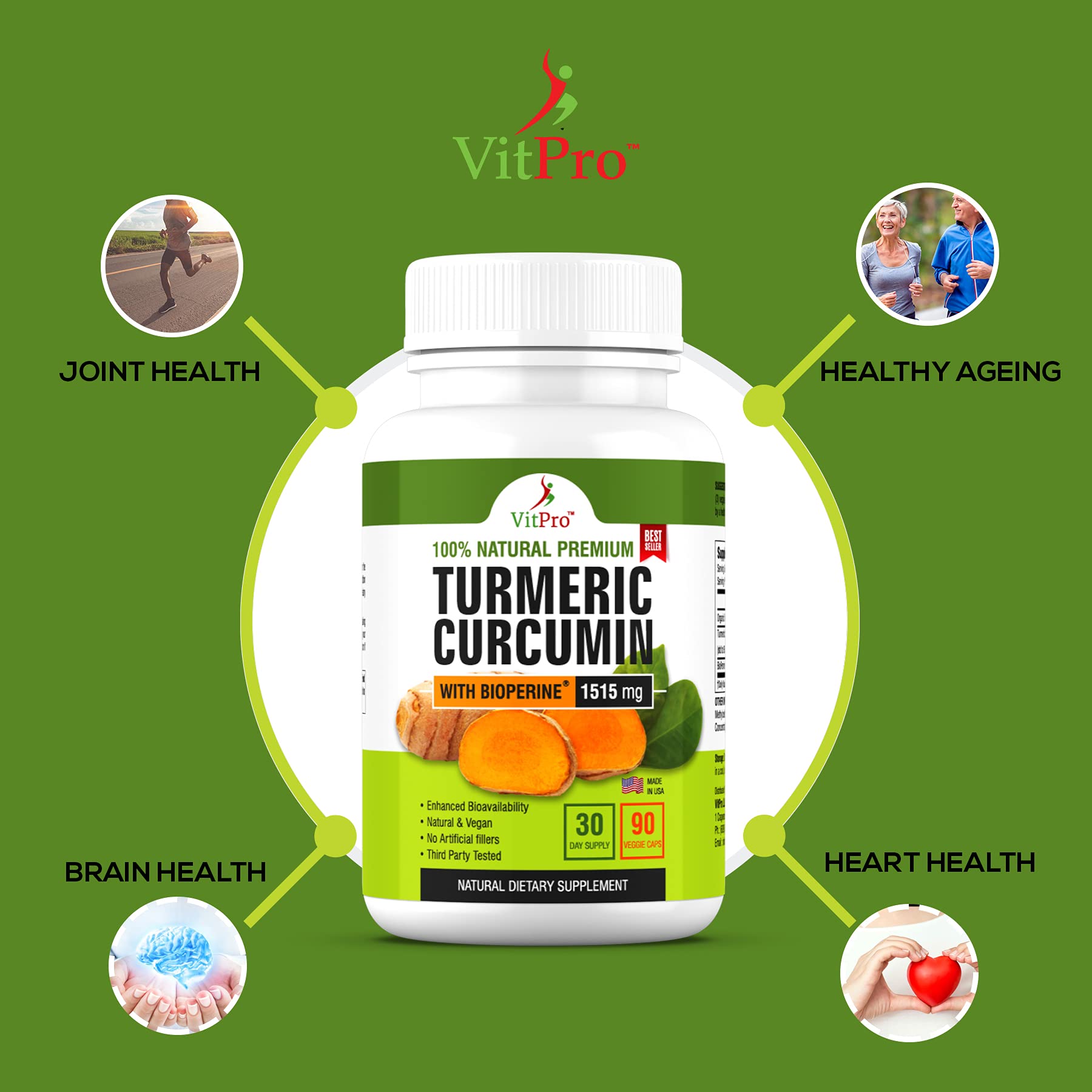 bioavailable turmeric with BioPerine