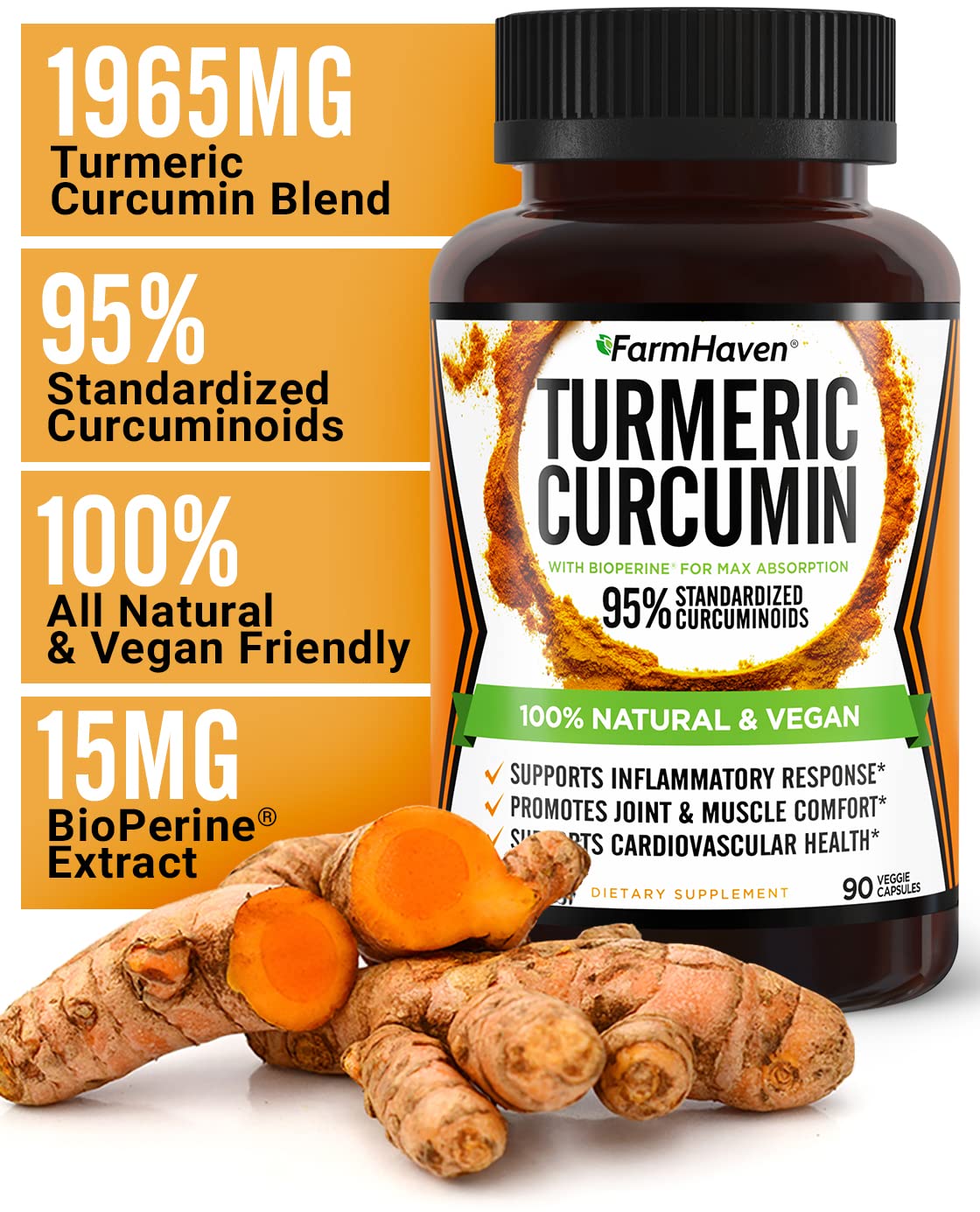 bioavailable turmeric with BioPerine