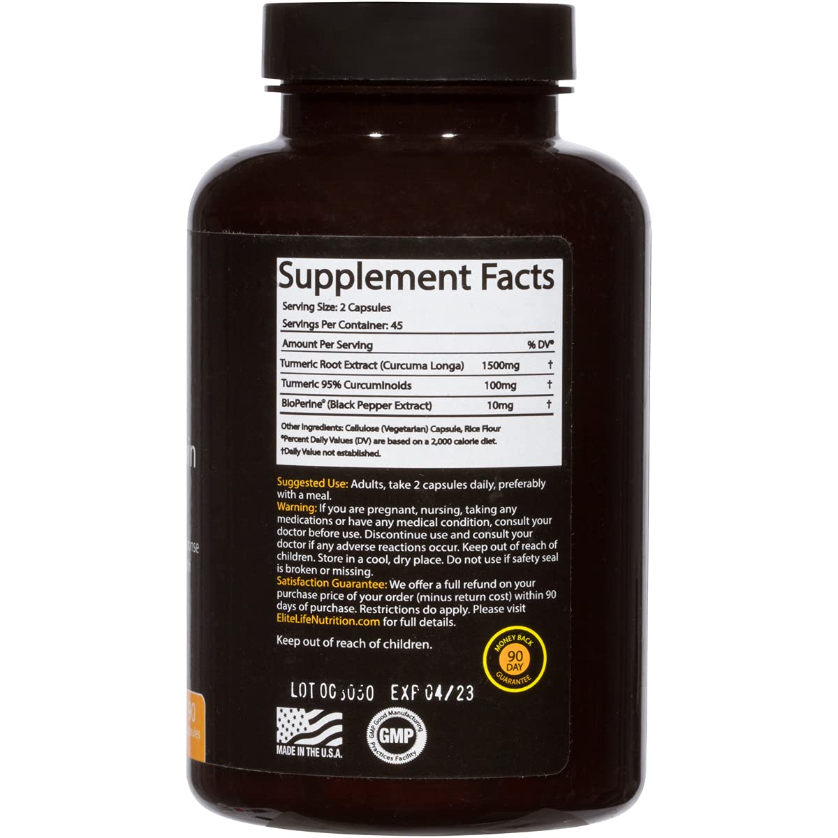 bioavailable turmeric with black pepper