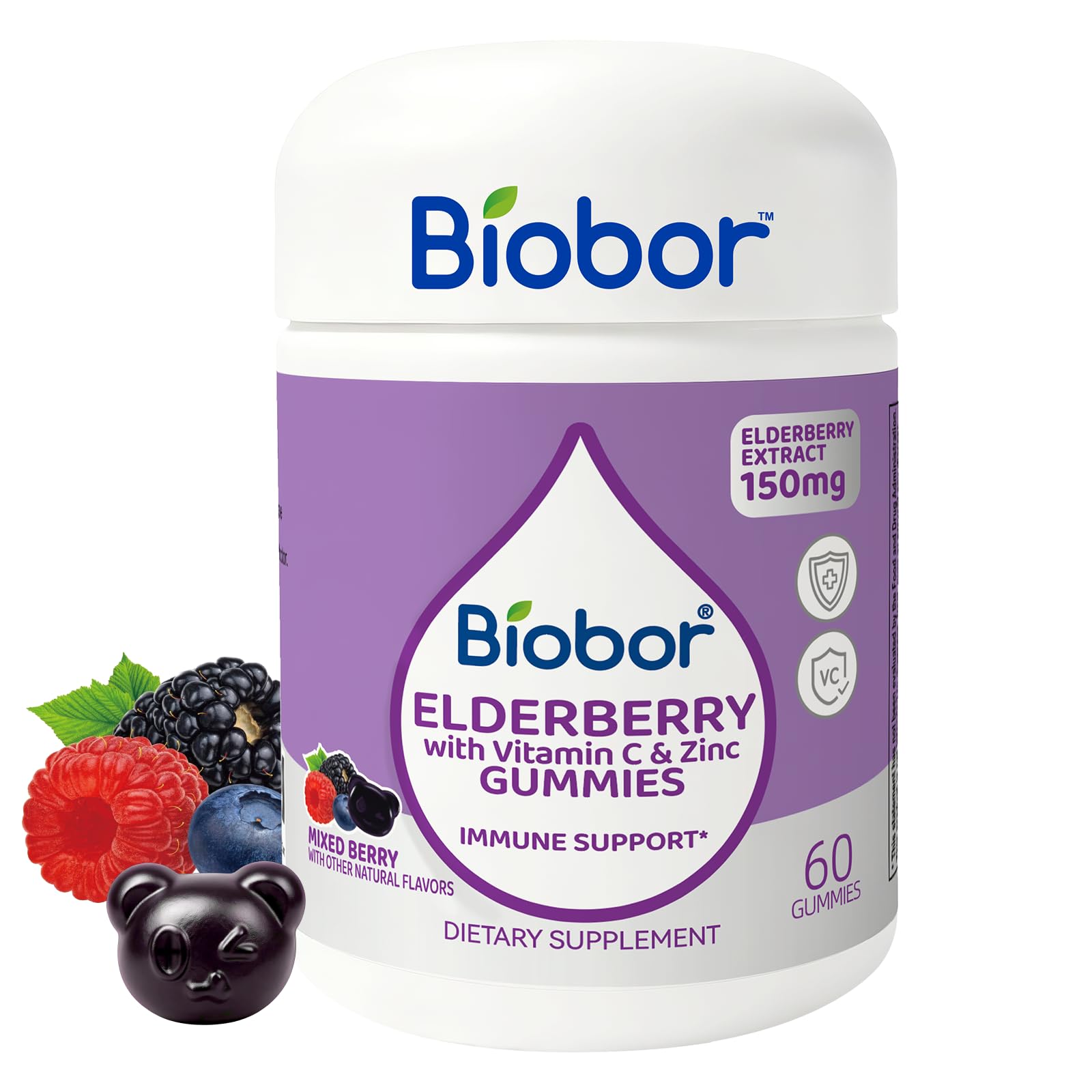 Biobor elderberry gummies for immunity