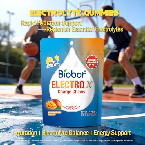 Biobor electrolyte gummies for sports recovery