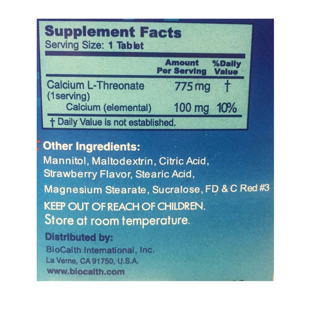 BioCalth chewable tablets for easy intake