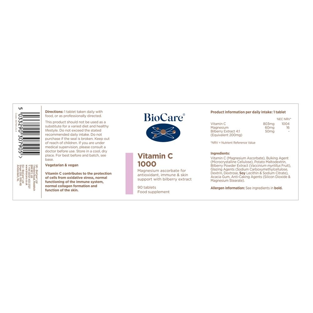 BIOCARE vitamin C for healthy aging