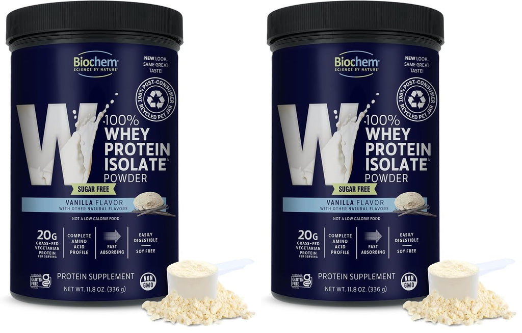 Biochem whey protein isolate vanilla flavour