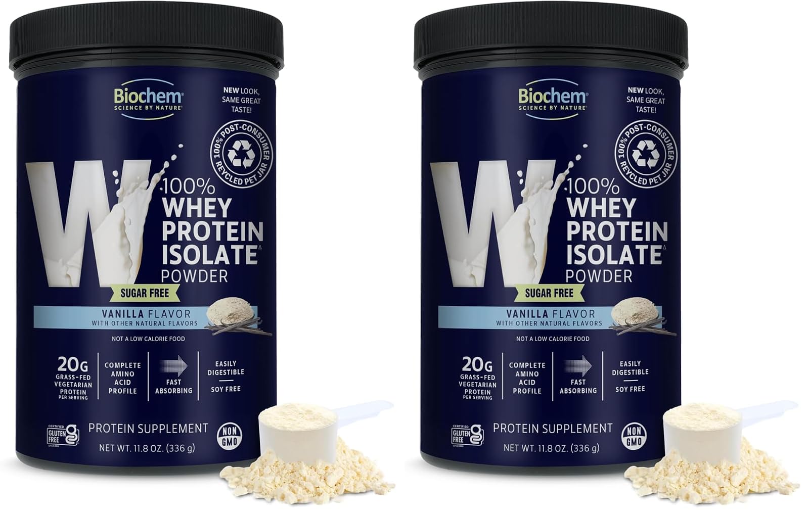Biochem whey protein isolate vanilla flavour