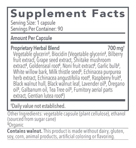 Biocidin capsules support digestive health