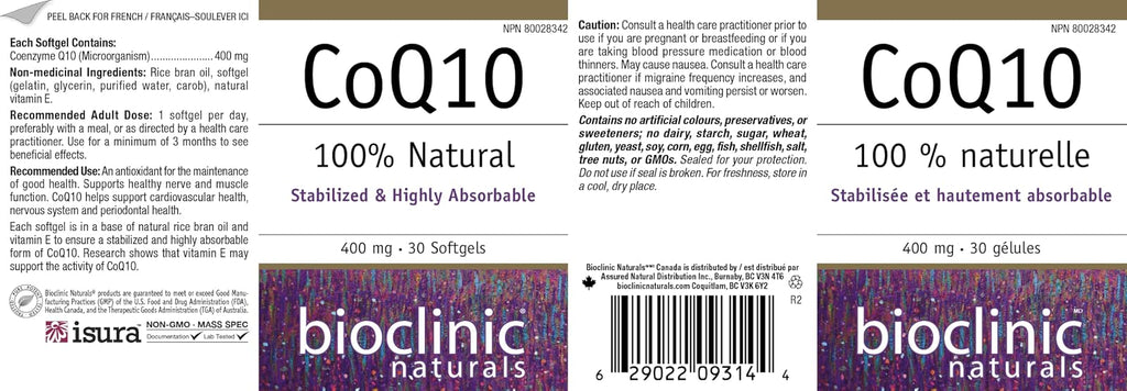 bioclinic coq10 for active lifestyle