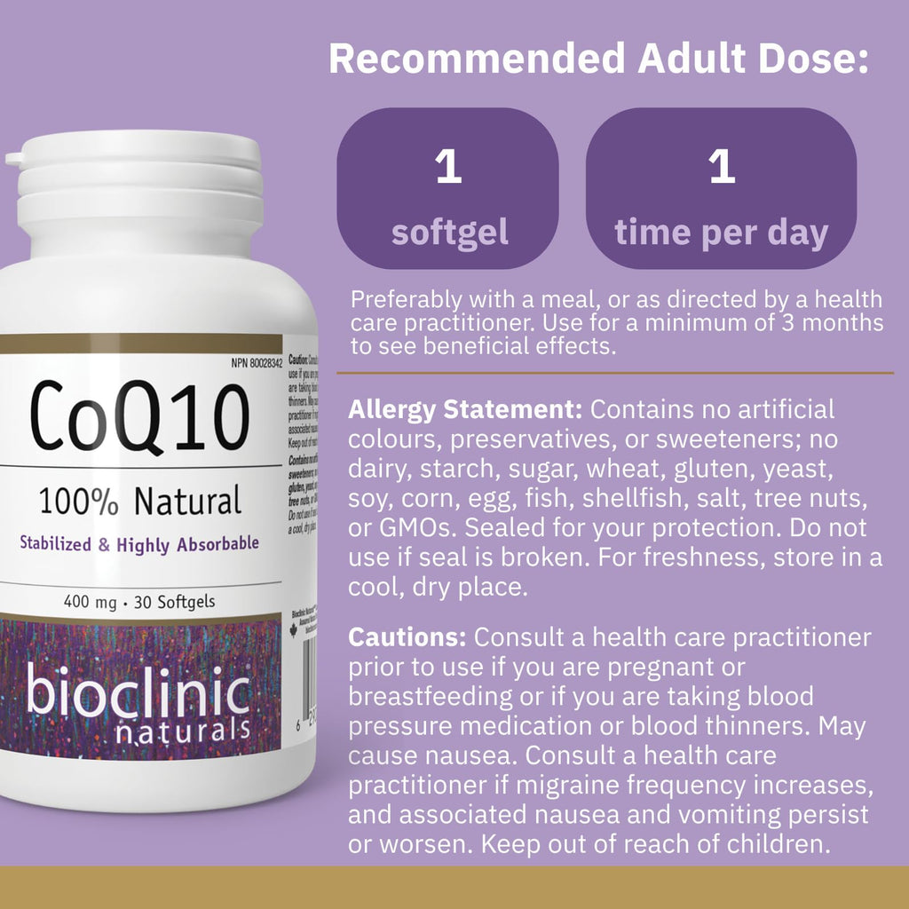 bioclinic coq10 ubiquinol heart health