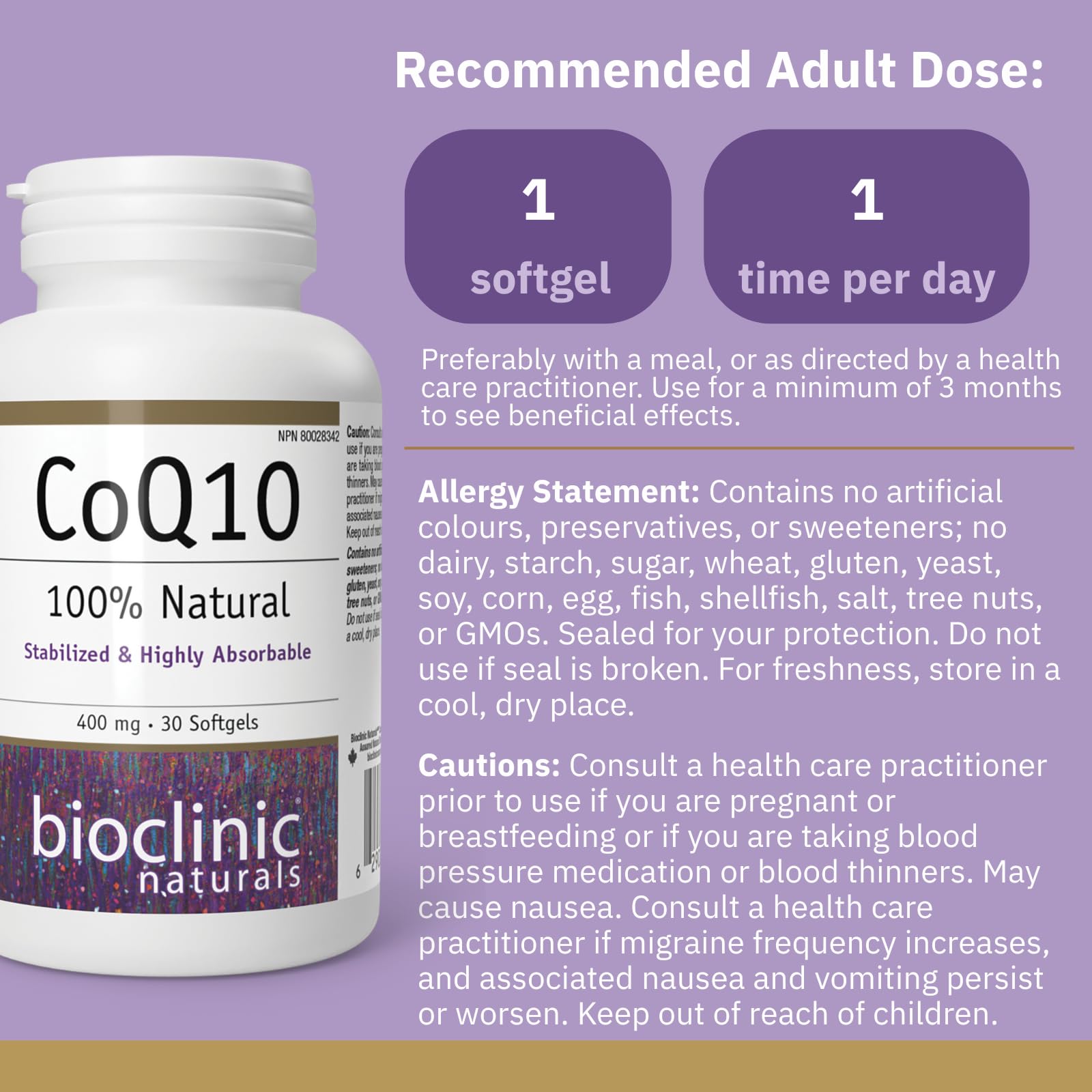 bioclinic coq10 ubiquinol heart health