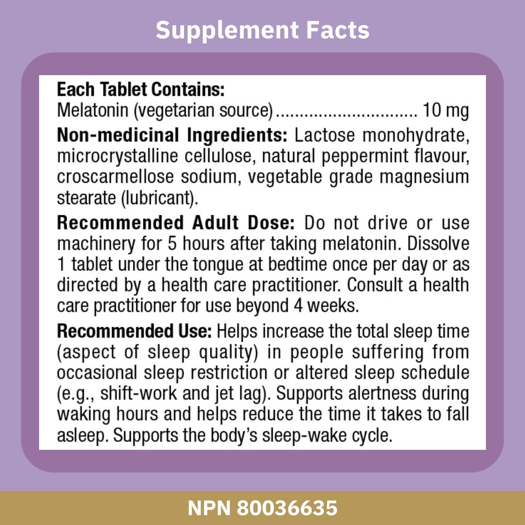Bioclinic Naturals melatonin for improved sleep quality