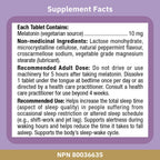 Bioclinic Naturals melatonin for improved sleep quality