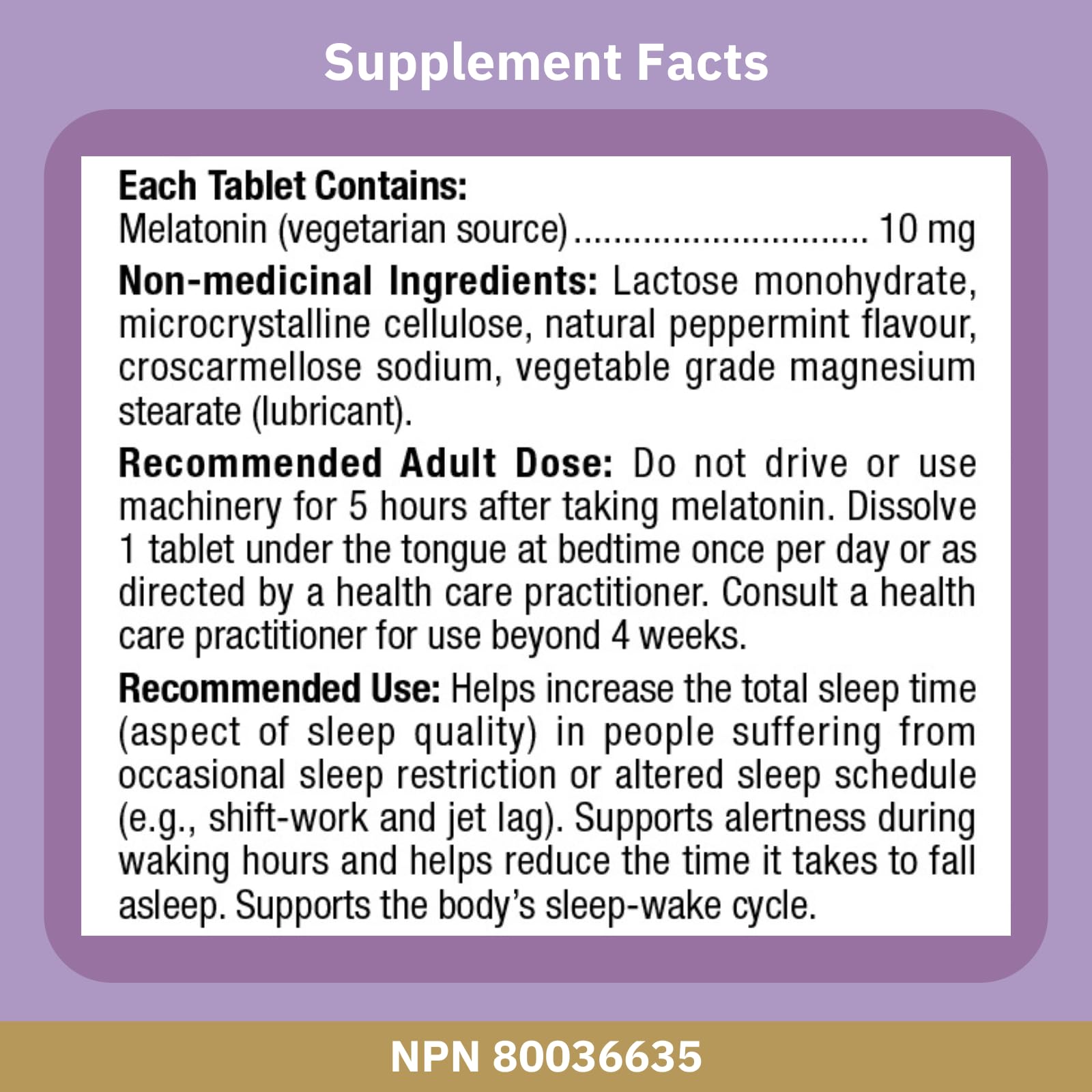 Bioclinic Naturals melatonin for improved sleep quality